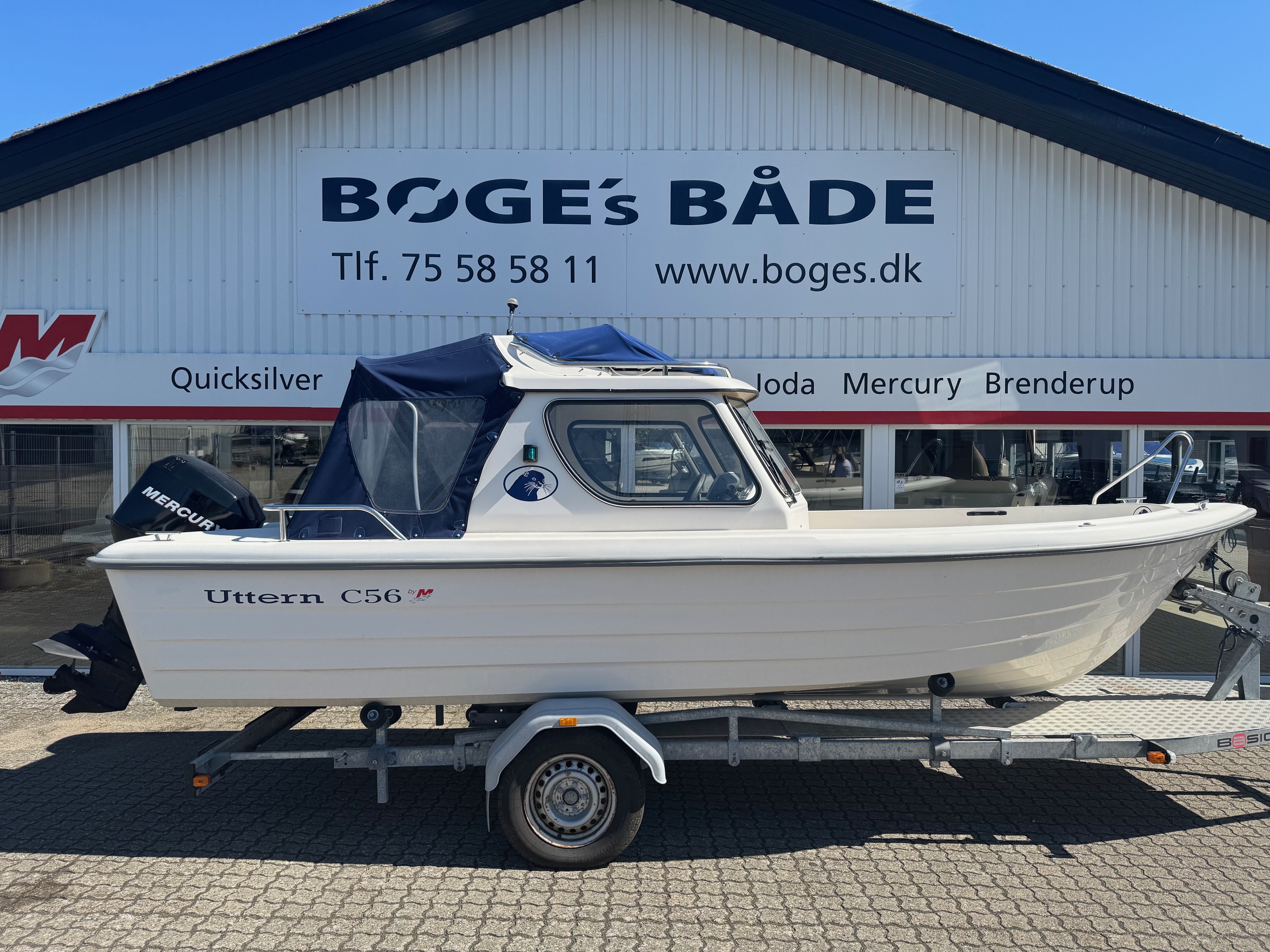 Uttern C56 med 60 hk Mercury-EFI 4 takt. | BØGE's BÅDE