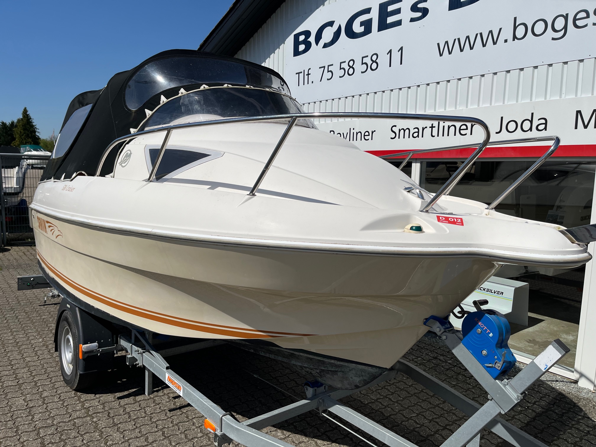 Ørnvik 510 Cruiser med F60 Mercury-EFI - Anvisningssalg | BØGE's BÅDE